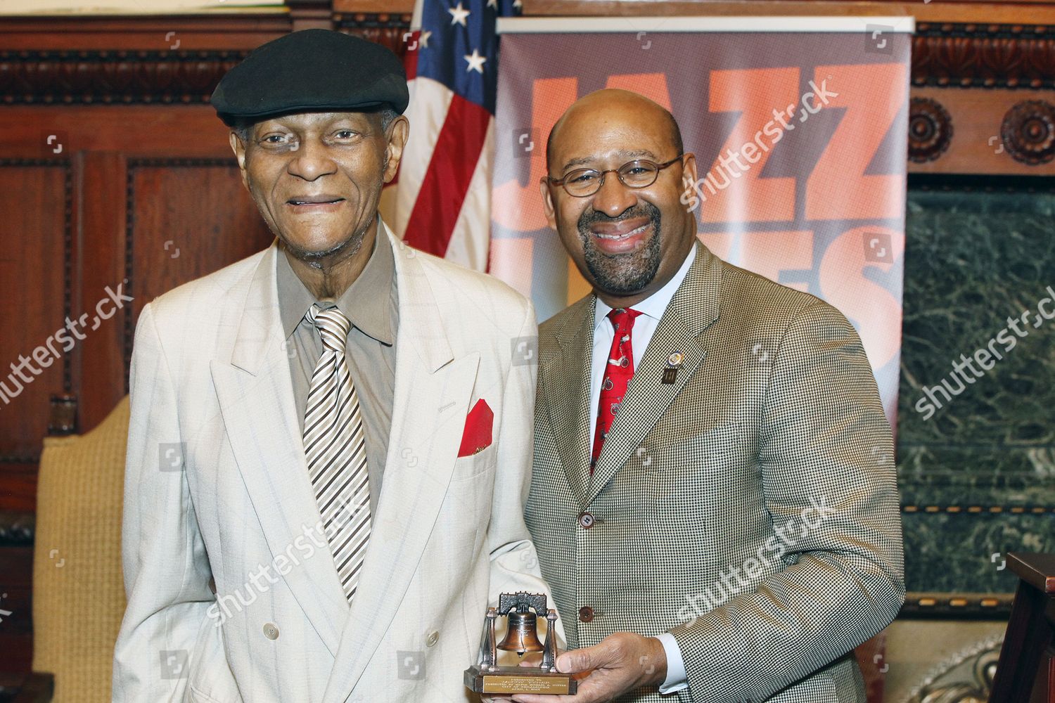 Mccoy Tyner Mayor Michael Nutter Editorial Stock Photo - Stock Image ...
