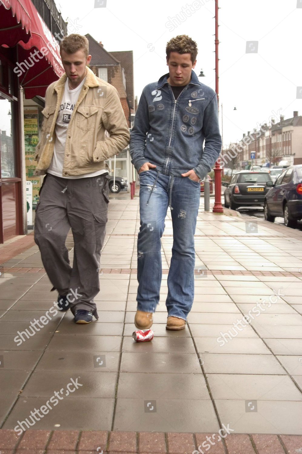 Model Released Two Teenage Boys Walking Editorial Stock Photo - Stock ...