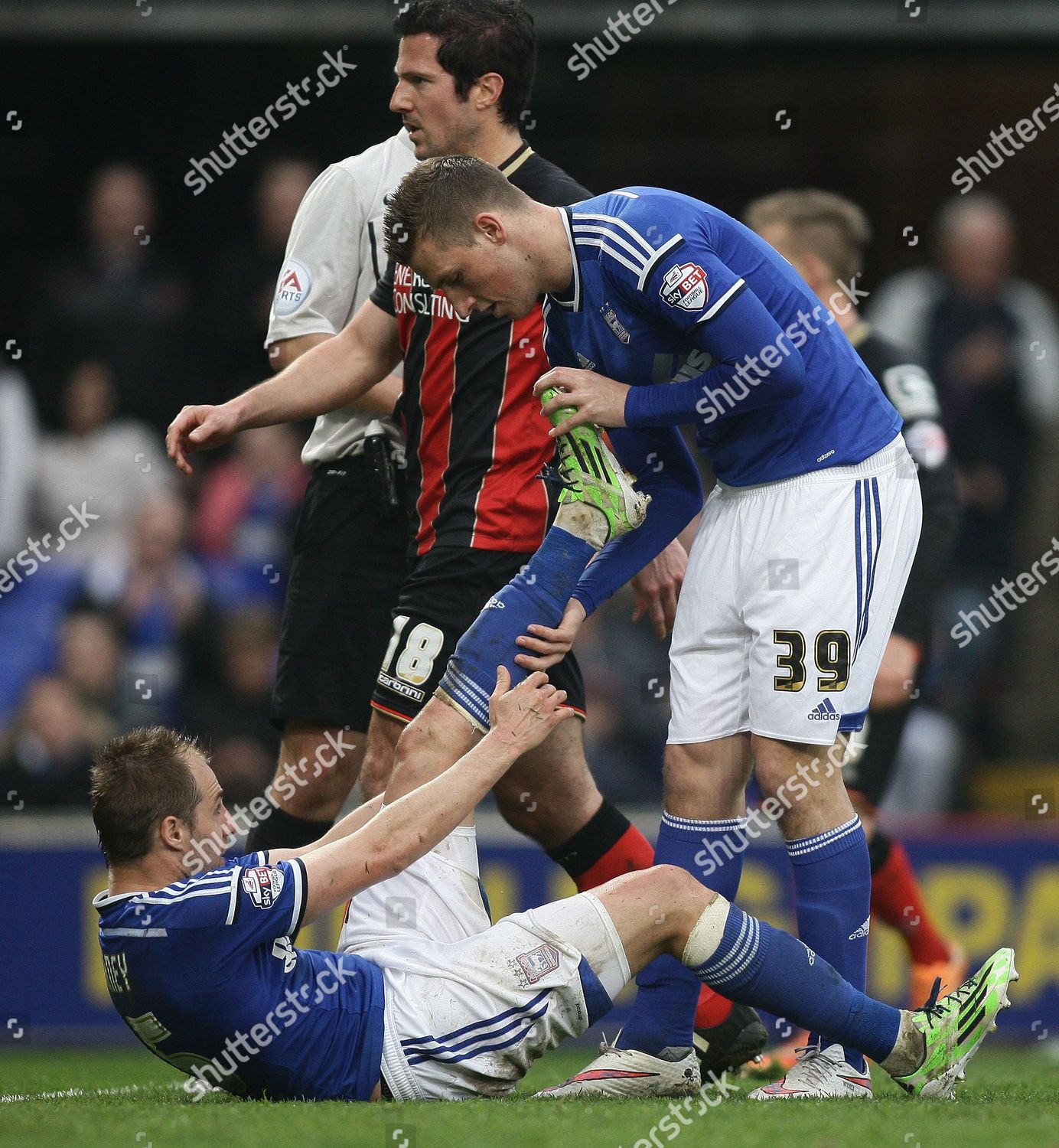 Luke Varney Ipswich Helped By Chris Editorial Stock Photo - Stock Image ...