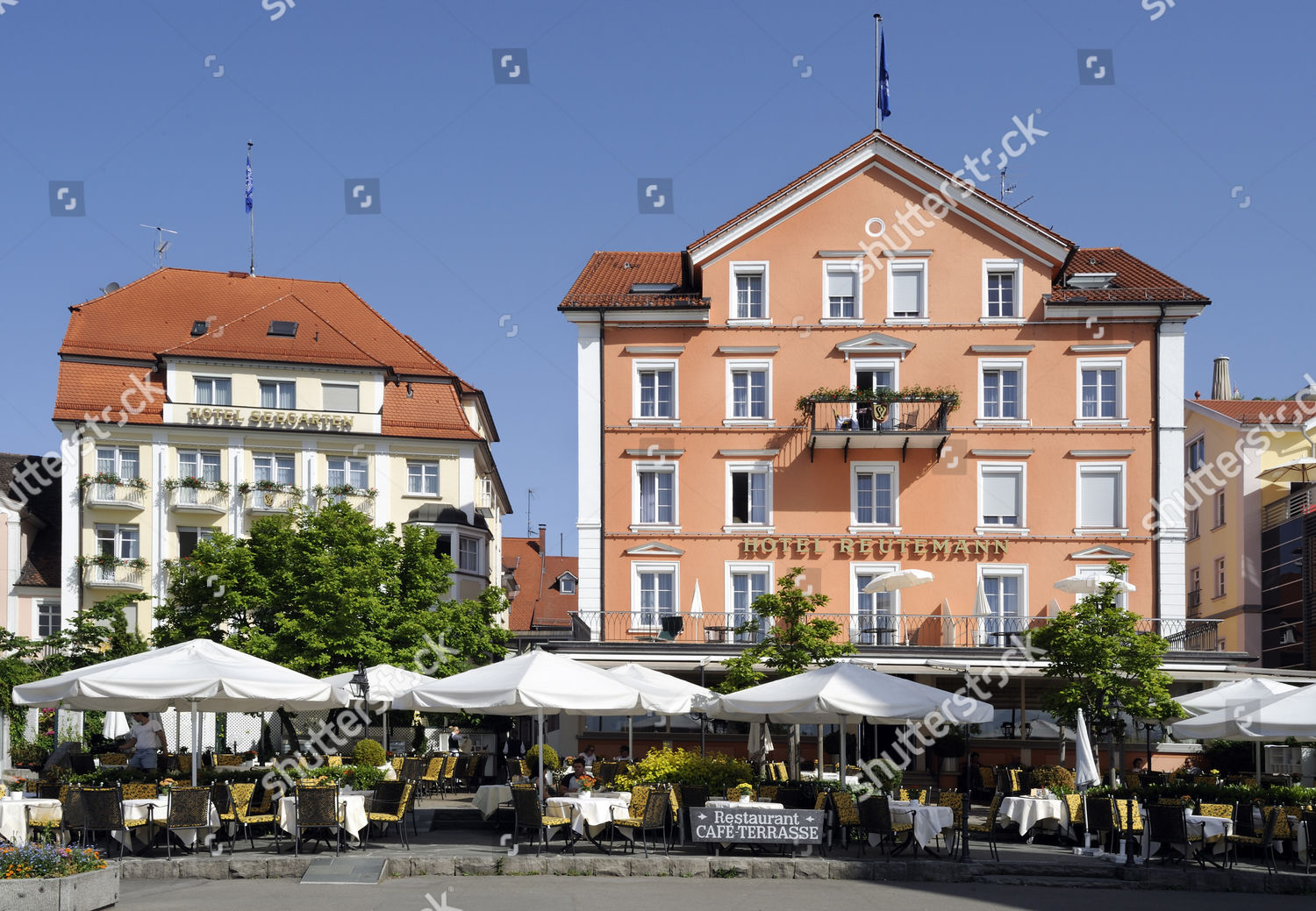 Lindau Lake Constance Beach Promenade Bavaria Editorial Stock Photo ...