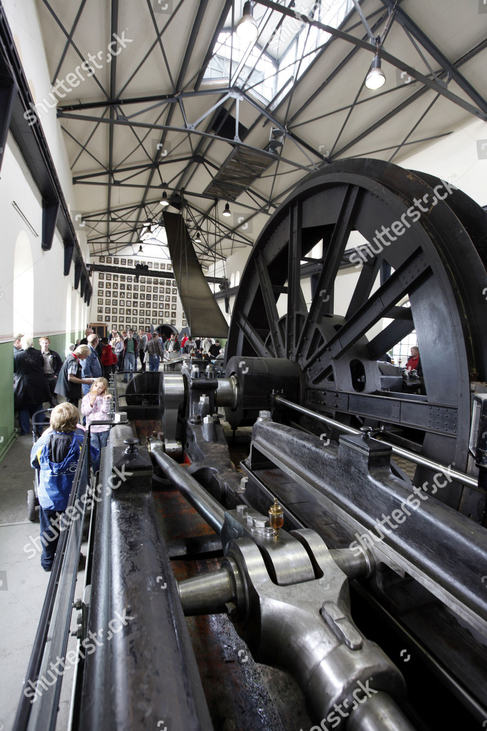 Steam Engine Drive Conveying System Malakow Editorial Stock Photo ...