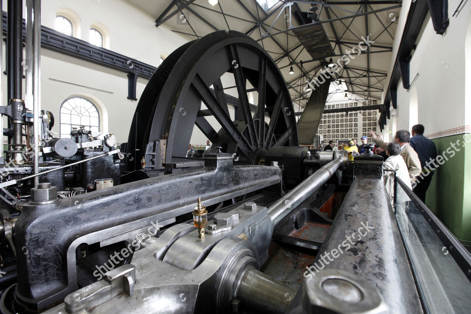 Steam Engine Drive Conveying System Malakow Editorial Stock Photo ...