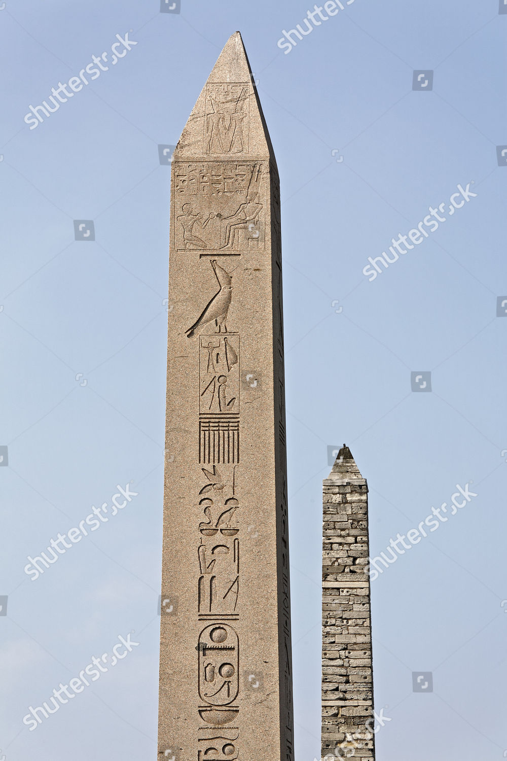 Egyptian Obelisk Bronze Pillar Old Byzantine Editorial Stock Photo ...