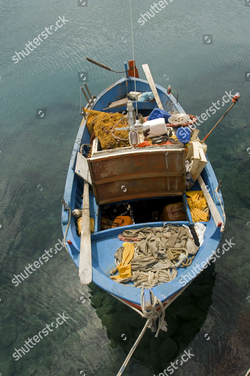 Old Port Fishing Boats Fishnet Vessel Editorial Stock Photo - Stock ...