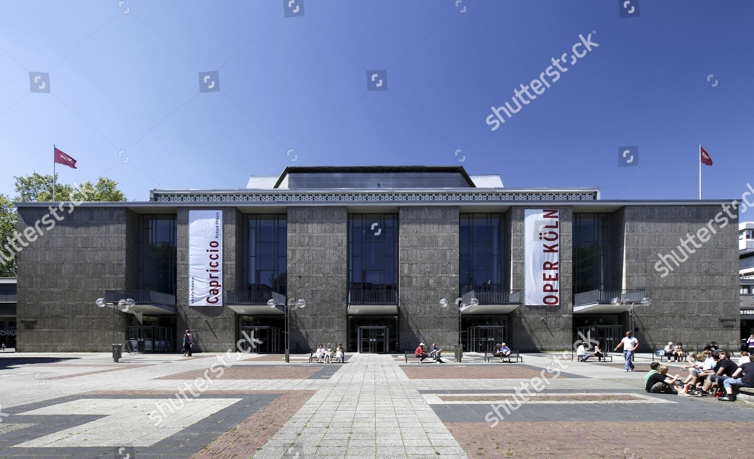 Opernhaus Opera House Offenbachplatz Square Cologne Editorial Stock ...