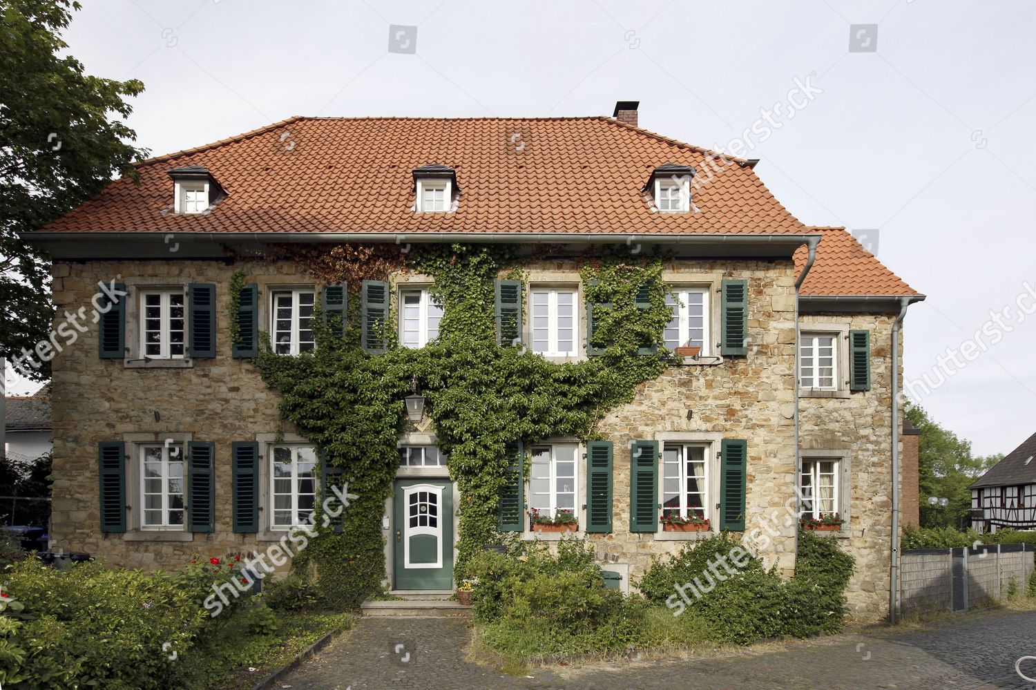 Broken Stone Building Bensberg Bergisch Gladbach Editorial Stock Photo ...