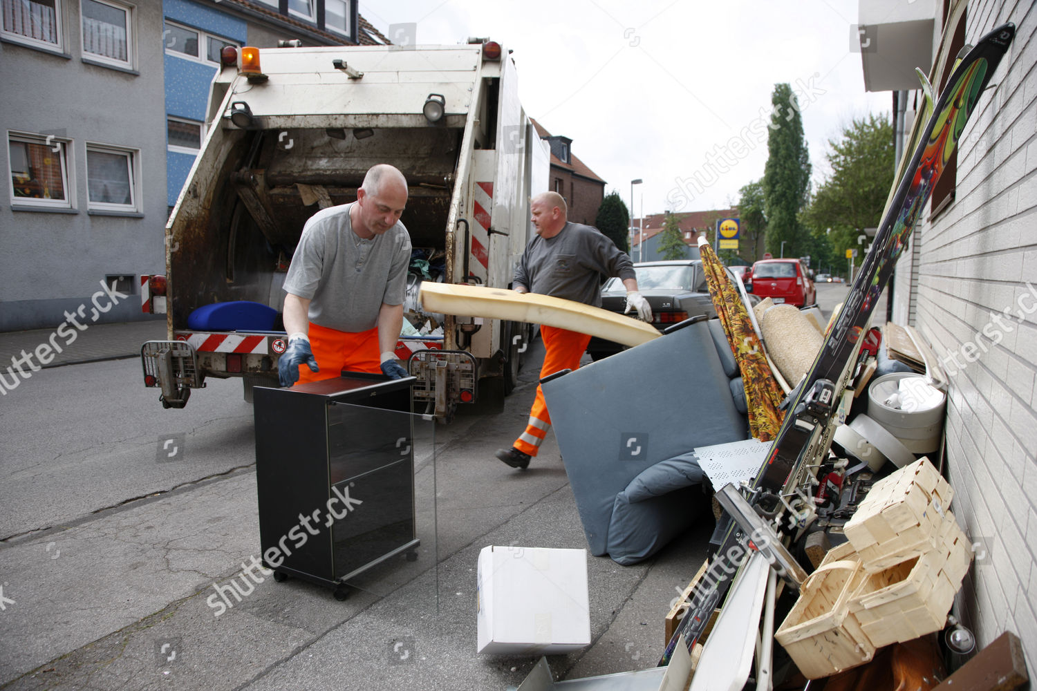 Refuse Collection Bulky Waste Being Collected Editorial Stock Photo ...