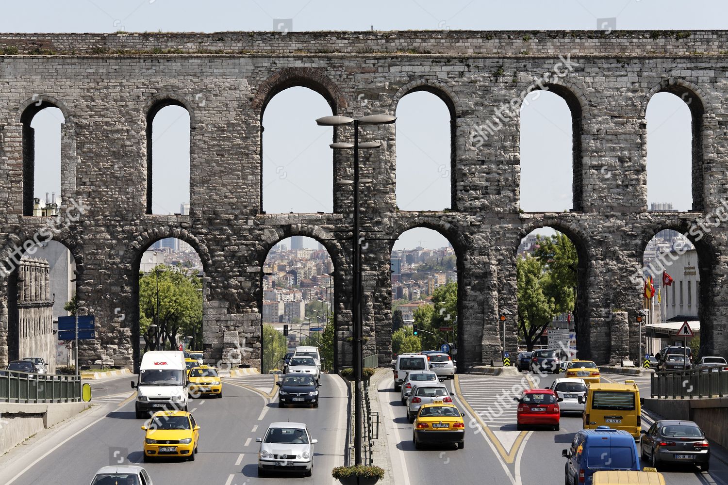 Valens Aqueduct Two Storeyd Byzantine Arched Editorial Stock Photo ...