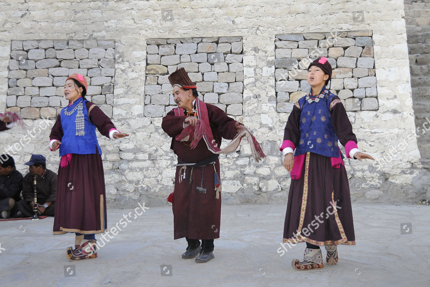 Traditional Ladakhi Dance Front Palace Leh Editorial Stock Photo ...