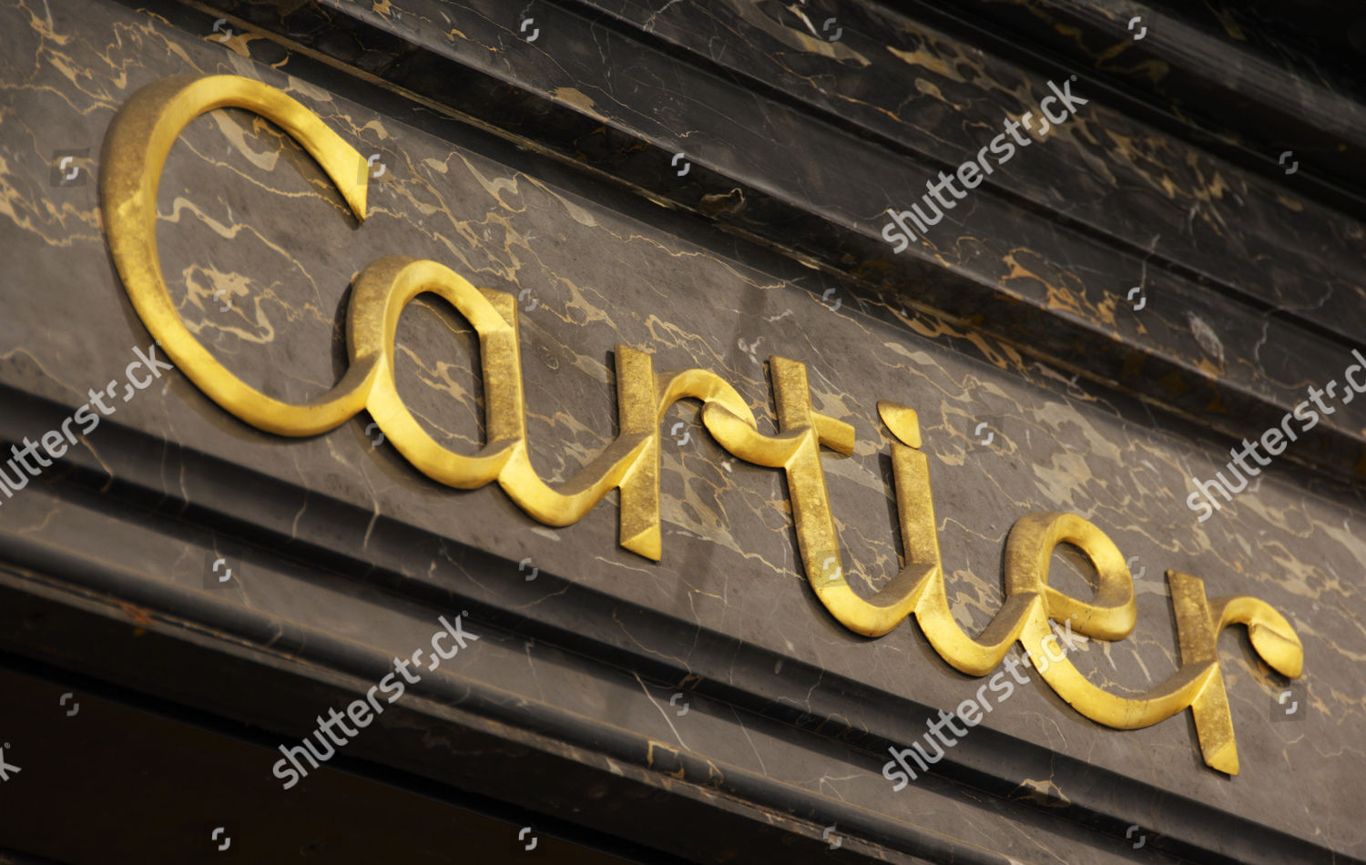 Lettering Cartier Shop Paris France Europe Editorial Stock Photo ...