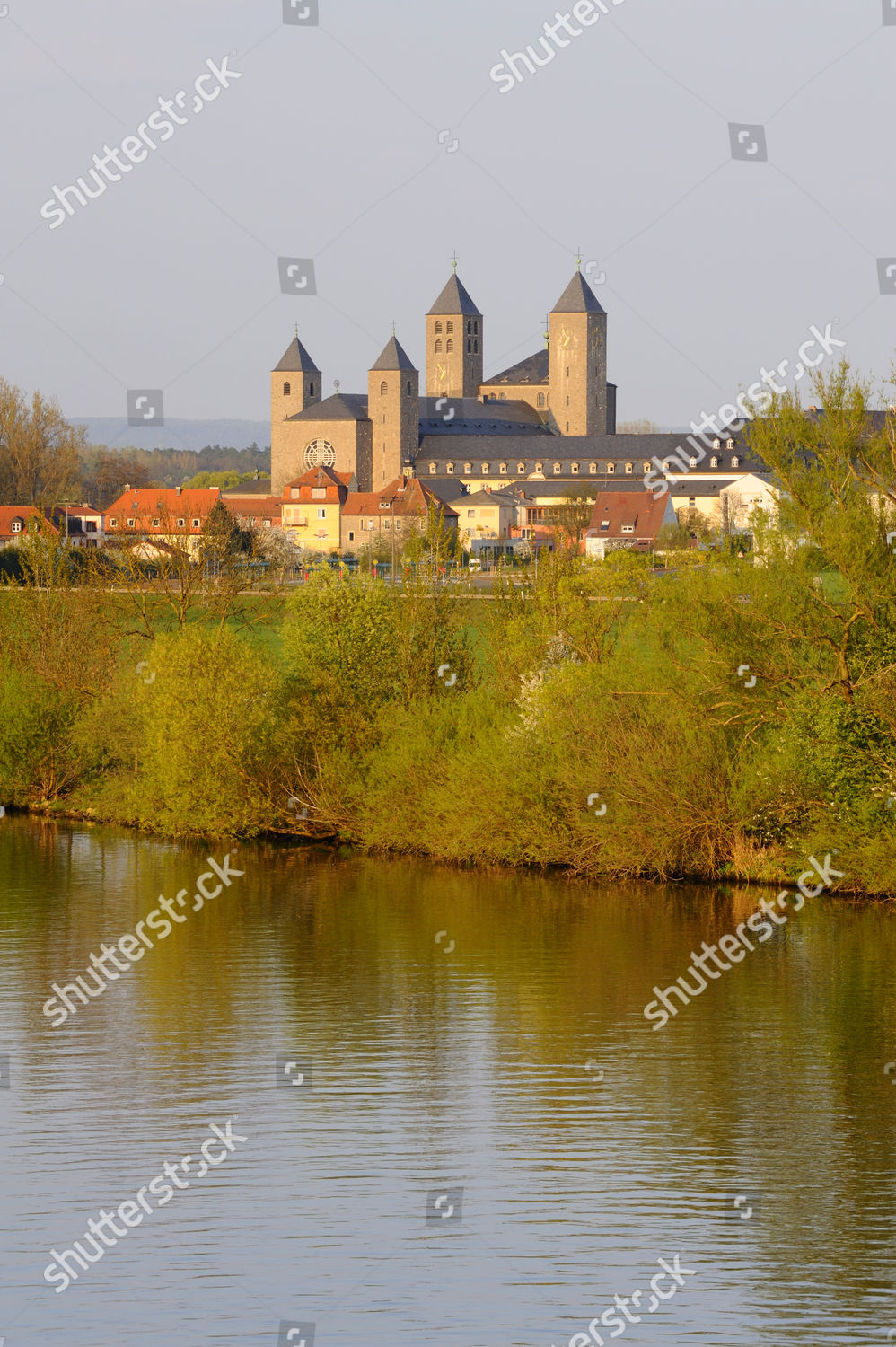 Muenster Monastery Schwarzach Main Bavaria Germany Editorial Stock ...