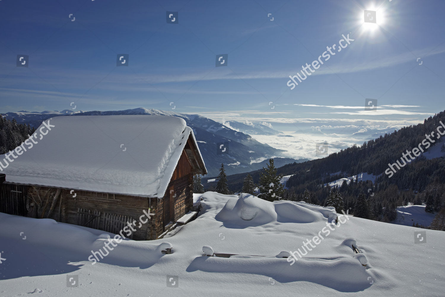 Alp Cottage Hohe Tauern Mountain Range Editorial Stock Photo - Stock ...