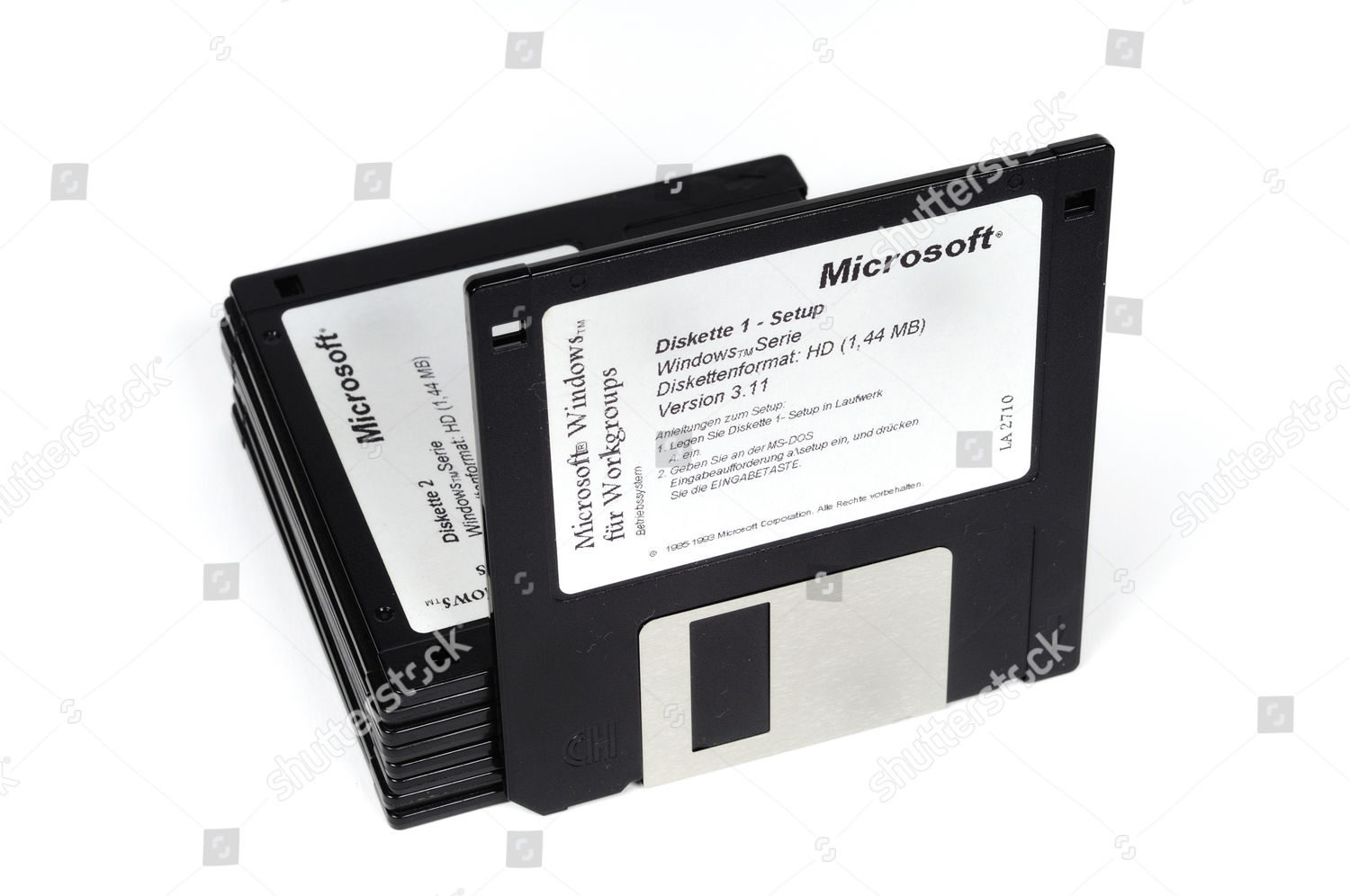 Pile Diskettes Microsoft Windows Workgroups Editorial Stock Photo ...