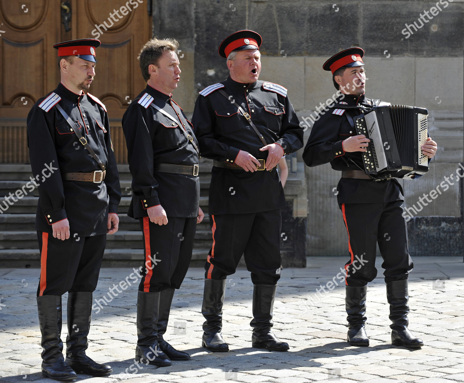 Former Sowjet Red Army Soldiers Singing Editorial Stock Photo - Stock ...