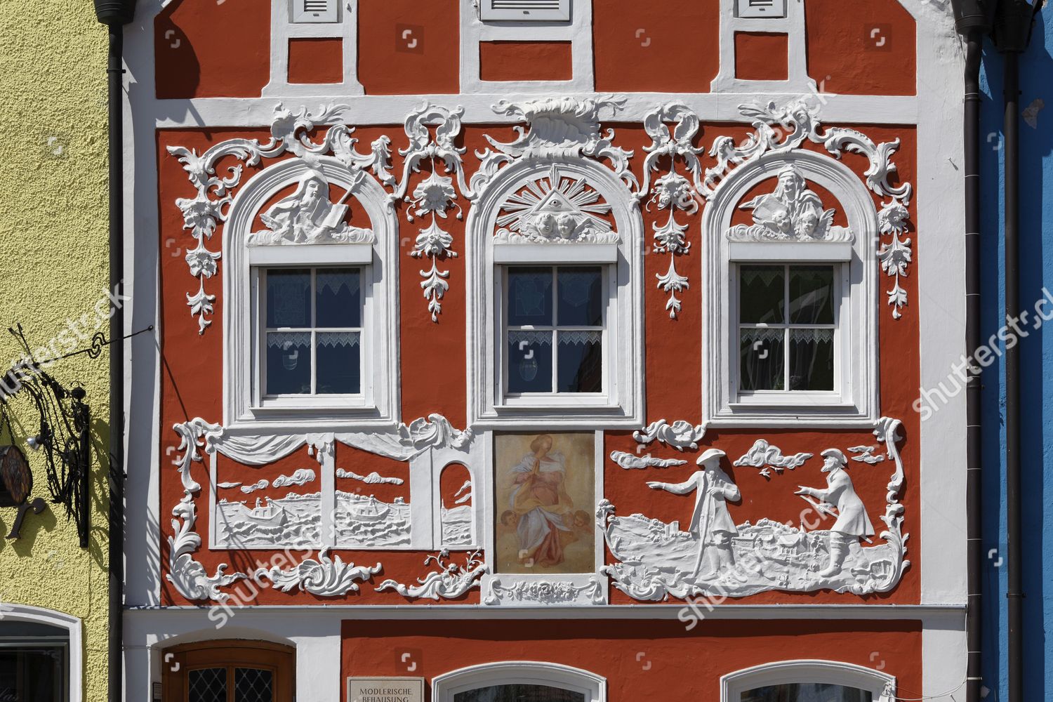Rococo Stucco Facade By Johann Baptist Editorial Stock Photo - Stock ...
