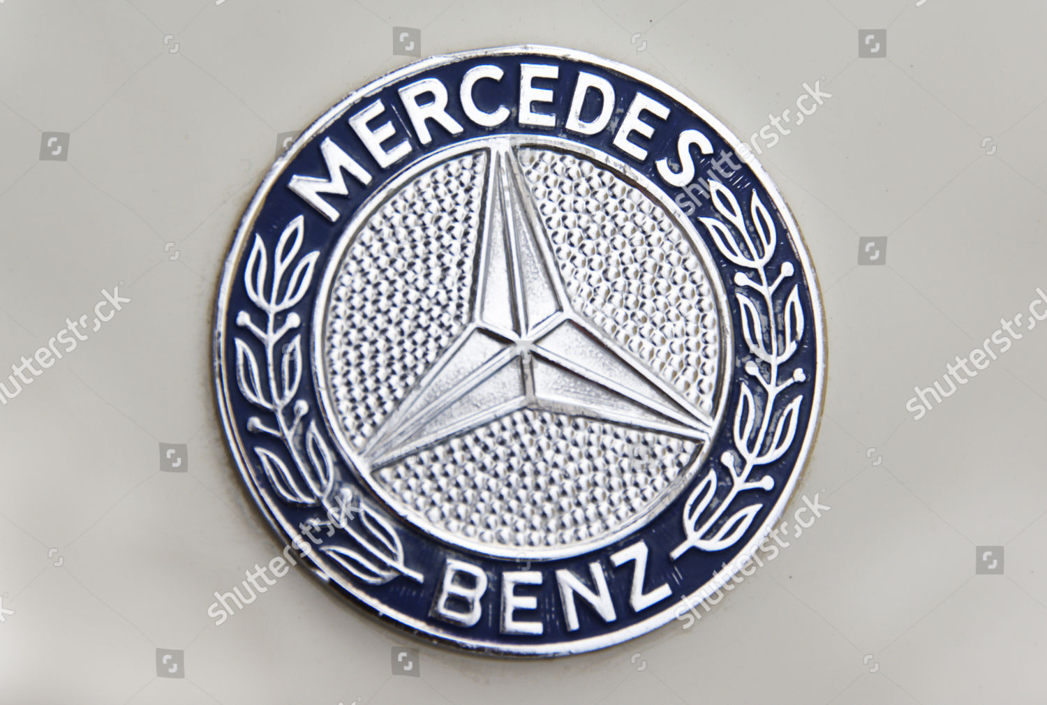 Old Mercedes Benz Logo On Classic Editorial Stock Photo - Stock Image ...