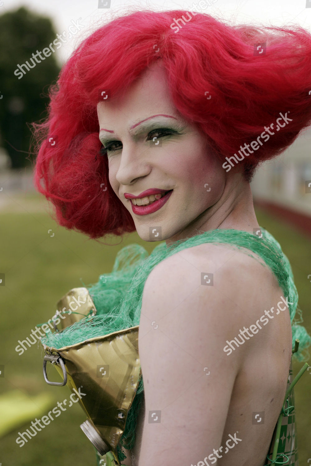 Model Released Travesty Mask Image Editorial Stock Photo - Stock Image ...