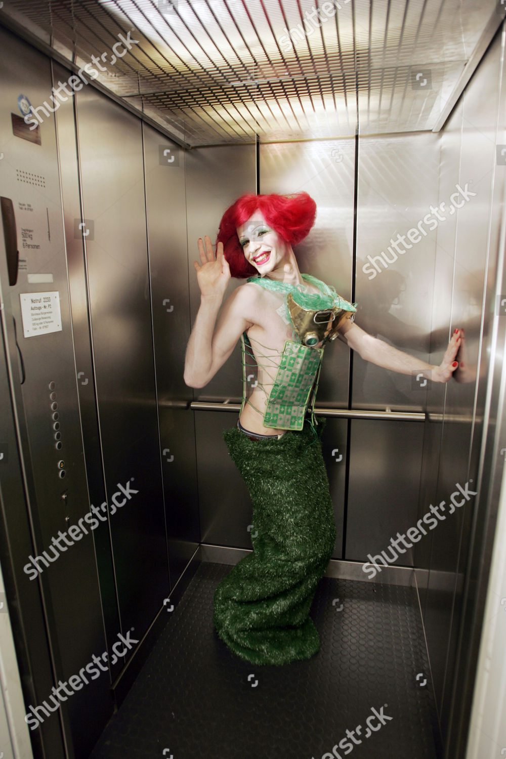 Model Released Travesty Mask Image Editorial Stock Photo - Stock Image ...