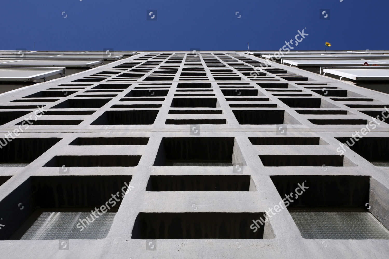 Plattenbau Prefab Tower Block Berlin Germany Editorial Stock Photo ...