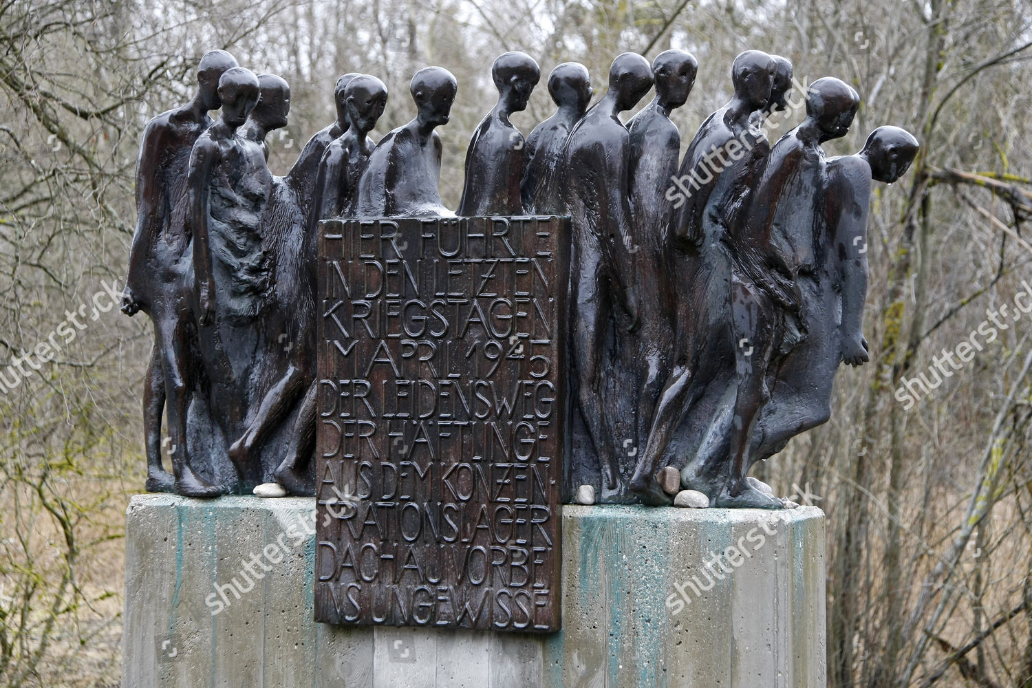 Monument Memorial Remembrance Death March Concentration Editorial Stock ...