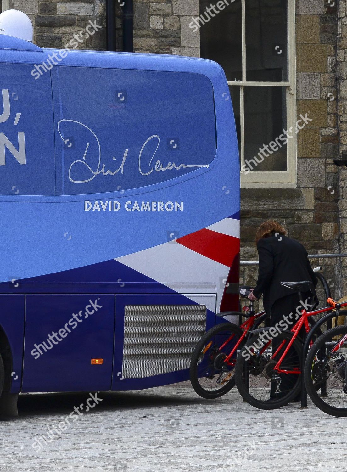 Conservative Battle Bus After Crashing Into Editorial Stock Photo ...