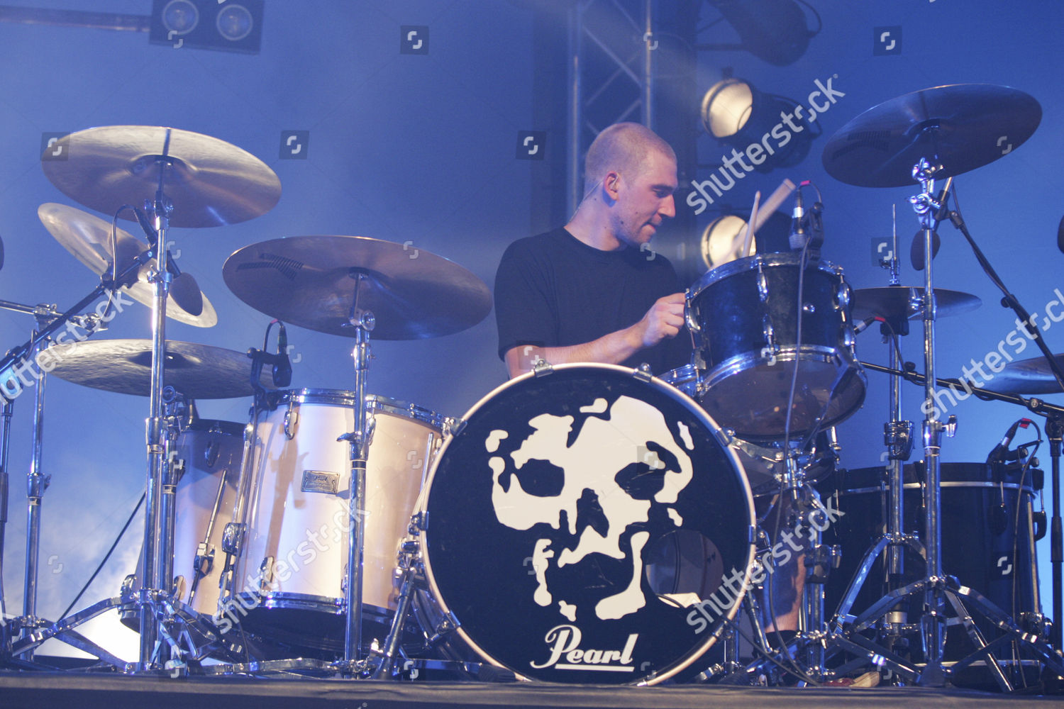 Mikko Drummer Finnish Band Apocalyptica Performing Editorial Stock ...