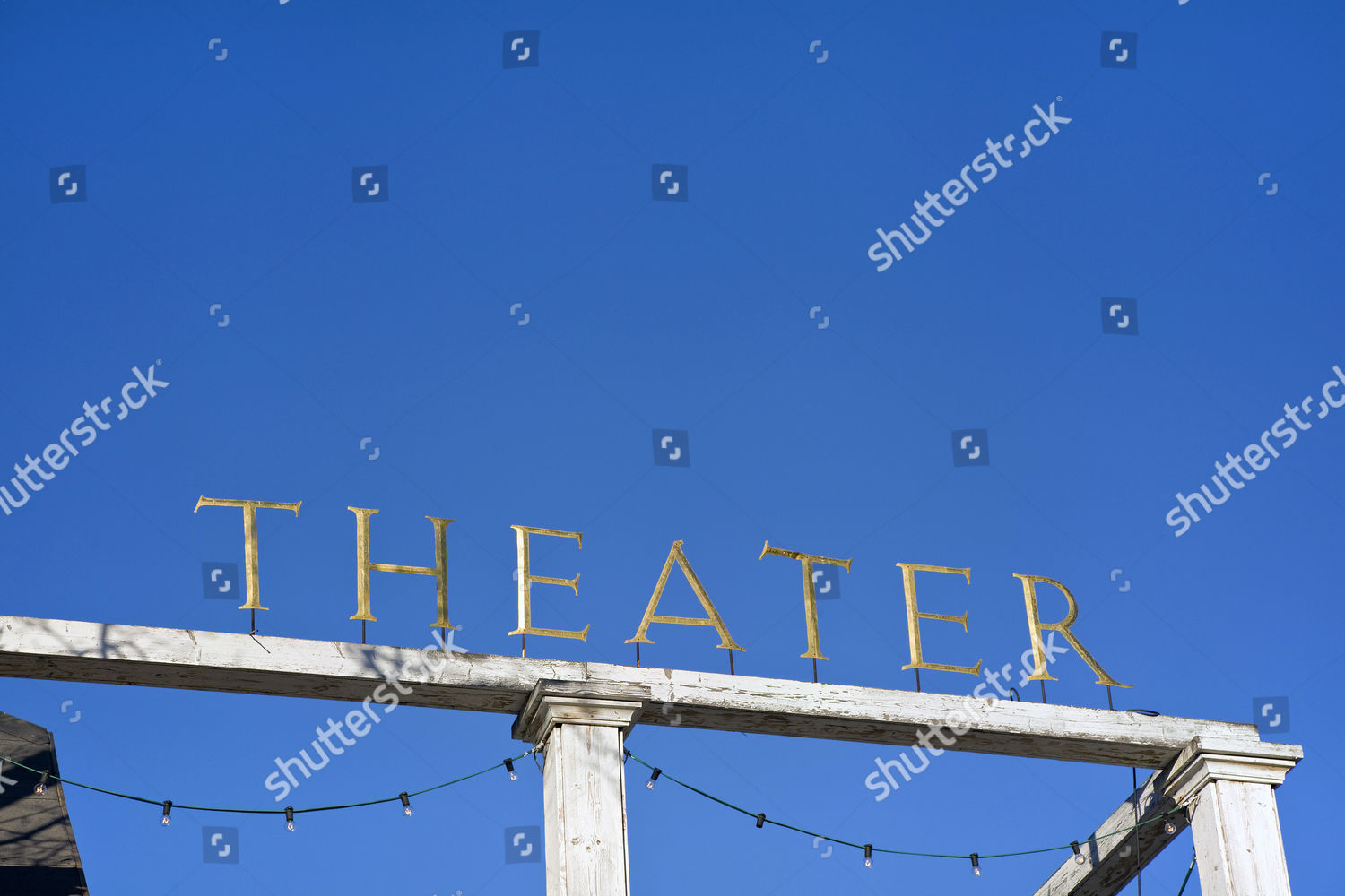 Theater Lettering Maerchenhuette Fairy Tale Hut Editorial Stock Photo ...