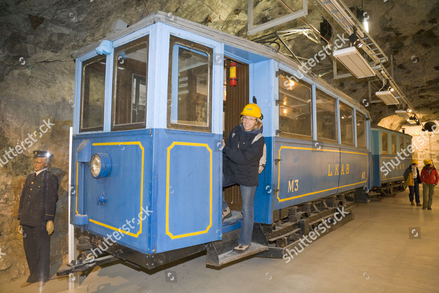 Historic Tram Mining Museum Lkab Infomine Editorial Stock Photo - Stock ...