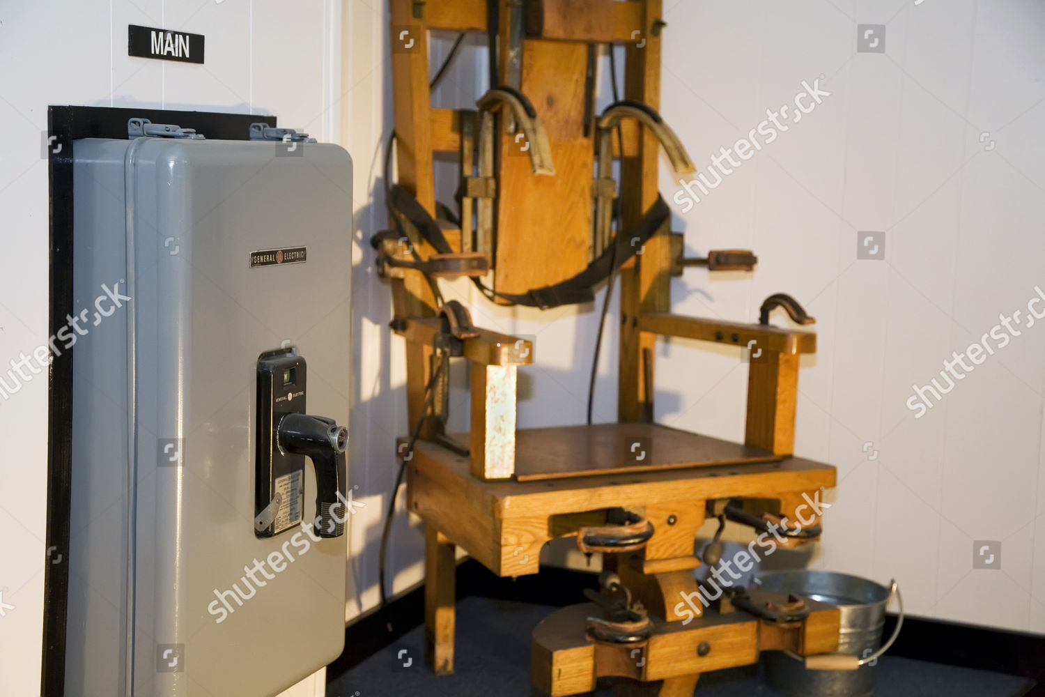 Electric Chair West Virginia Penitentiary Constructed Editorial Stock ...