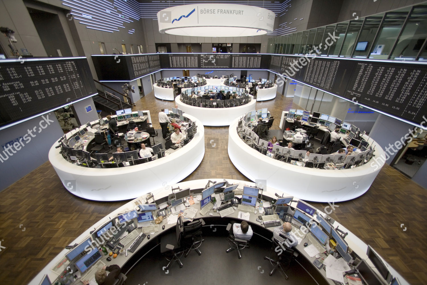 Trading Floor Frankfurt Stock Exchange Frankfurt Editorial Stock Photo - Stock Image | Shutterstock