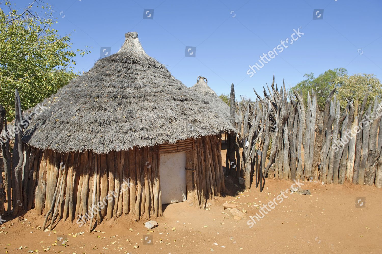 Building Ovambo People Open Air Museum Editorial Stock Photo - Stock ...