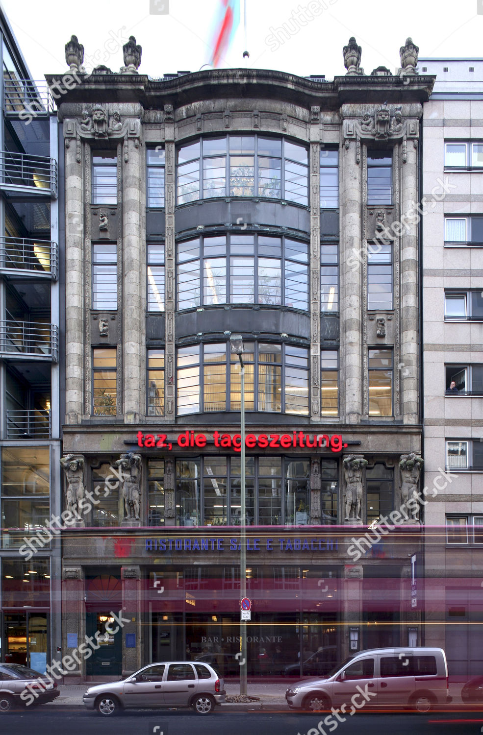 Editorial Building Der Tageszeitung Taz Daily Editorial Stock Photo ...