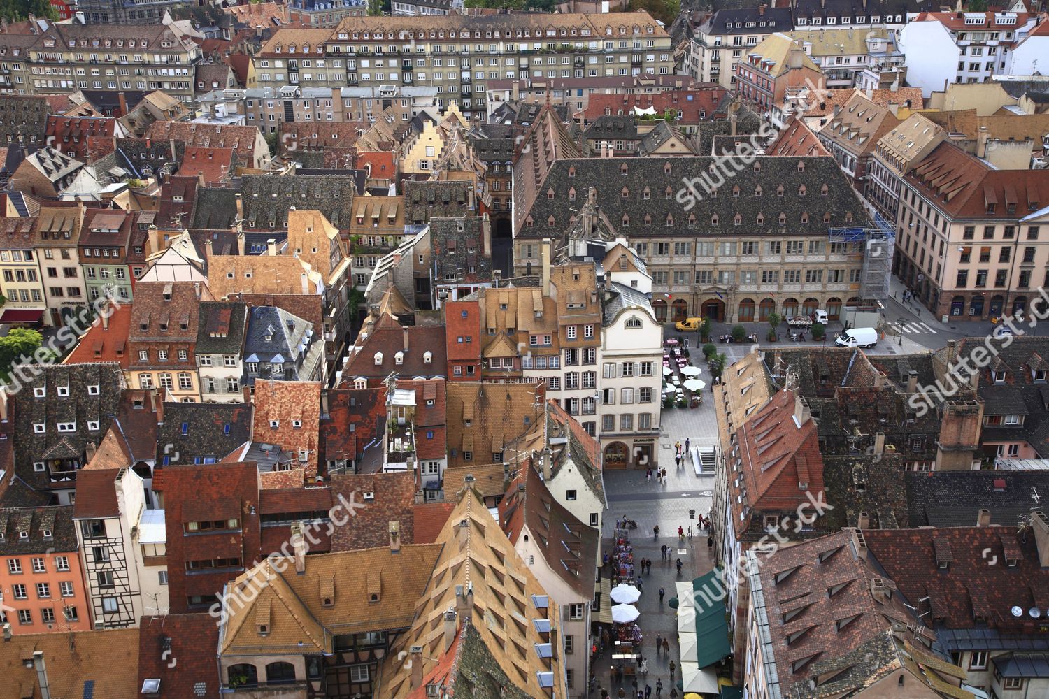 Rooves Historic Centre Seen Tower Cathedral Editorial Stock Photo ...