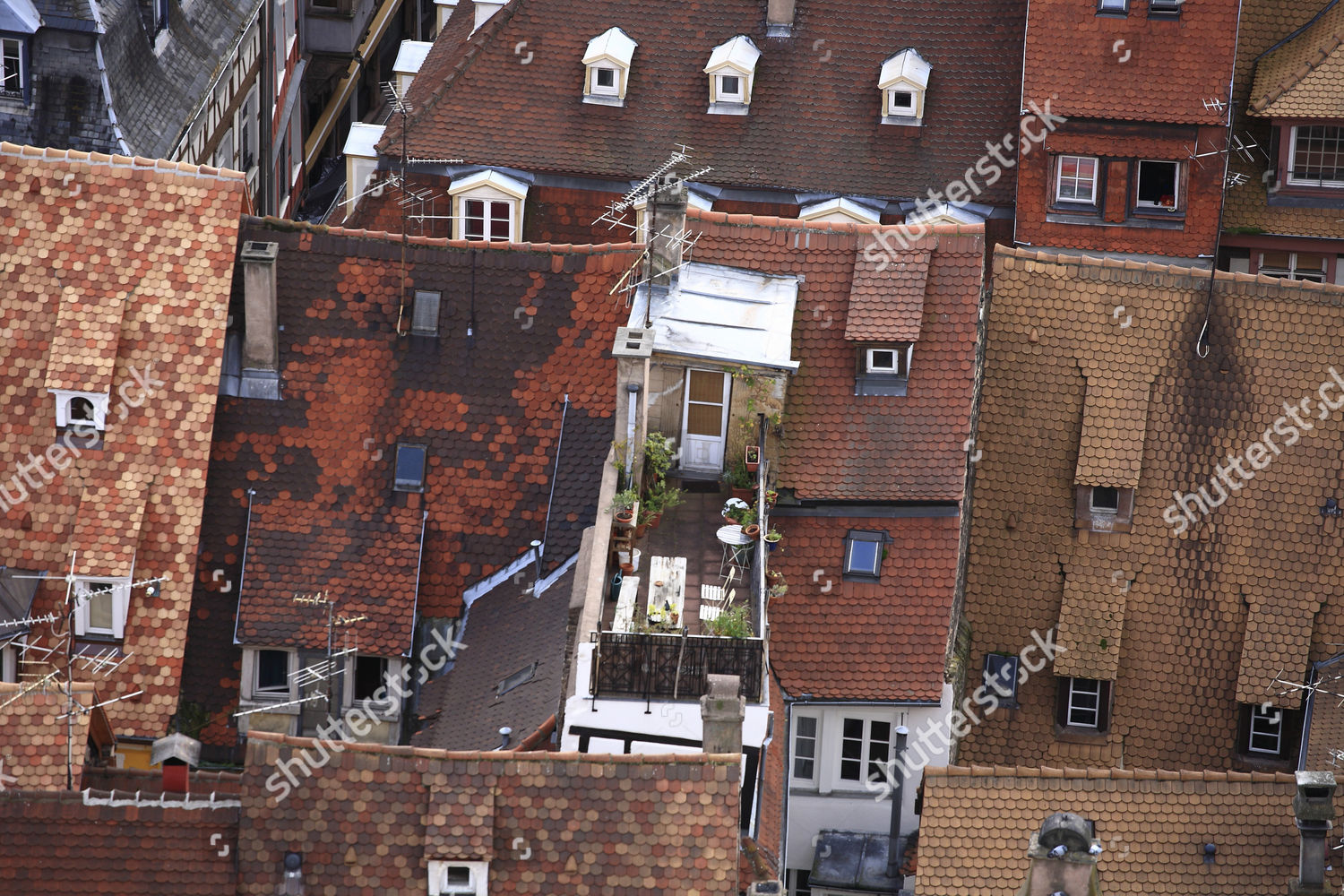 Rooves Historic Centre Seen Tower Cathedral Editorial Stock Photo ...