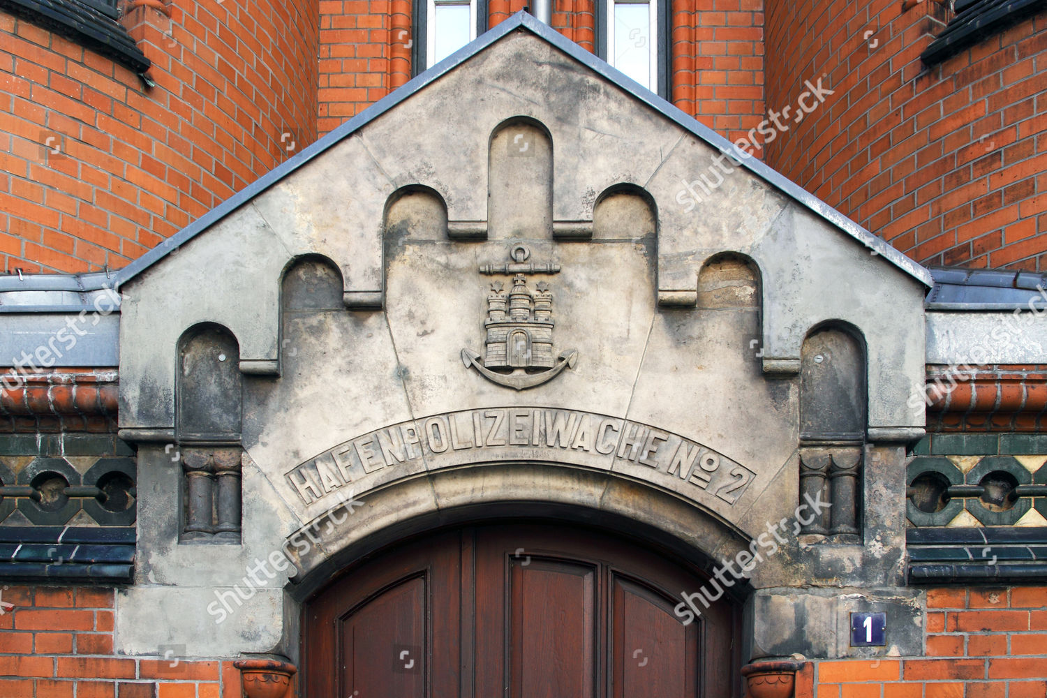 Emblem Entrance Old Port Police Station Editorial Stock Photo - Stock ...