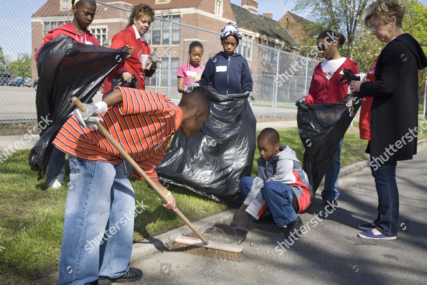 Students Guyton Elementary School Clean Streets Editorial Stock Photo ...
