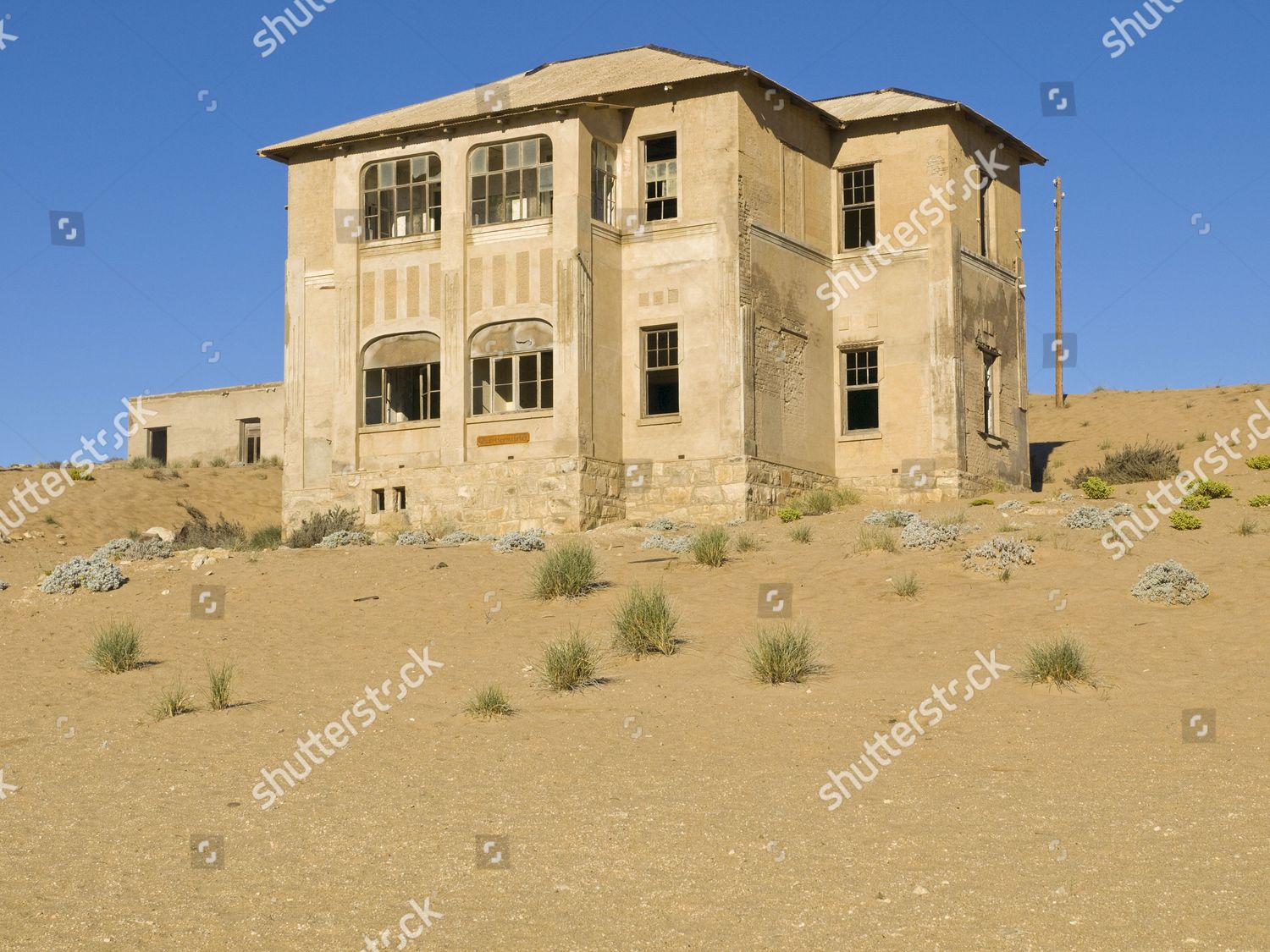 Ruins Quartermaster Generals House Kolmanskop Namibia Editorial Stock ...