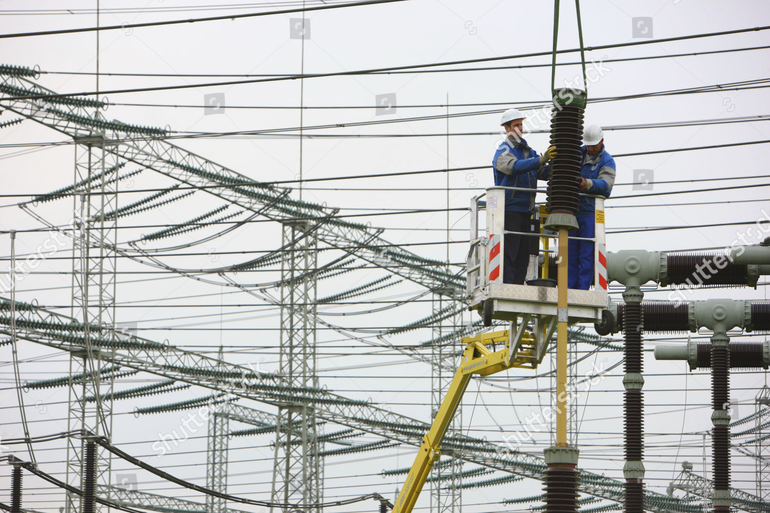 Model Released Workers Doing Maintenance Work Editorial Stock Photo ...
