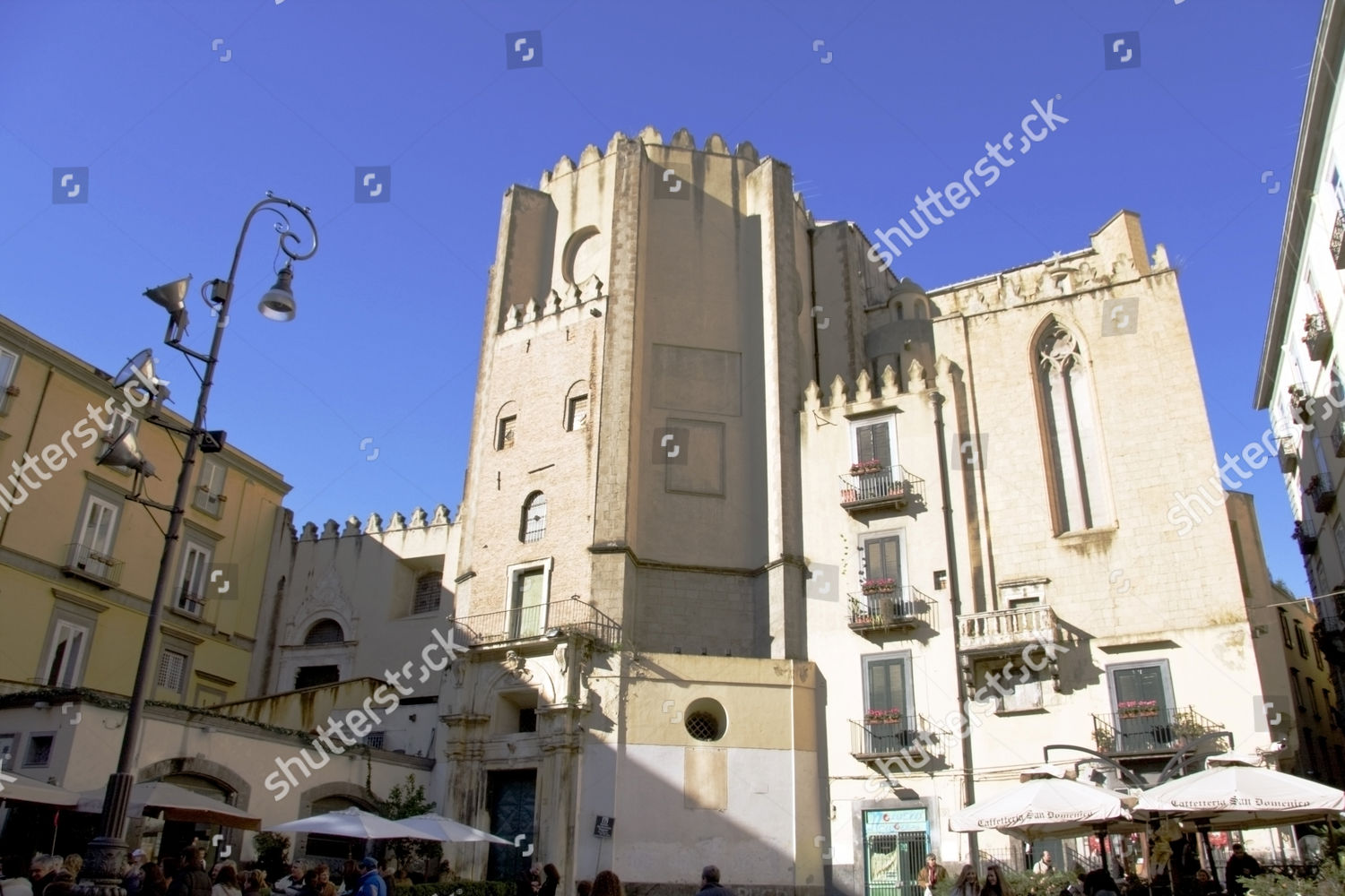 Apse Square Church San Domenico Maggiore Editorial Stock Photo - Stock ...