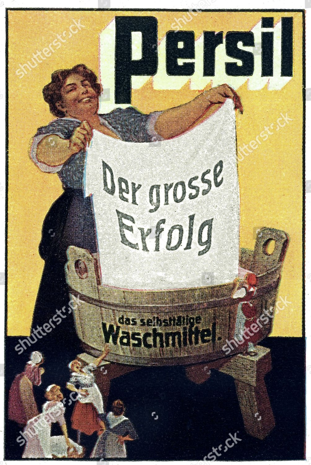Historical Advertisement Picture German Persil Der Editorial Stock ...