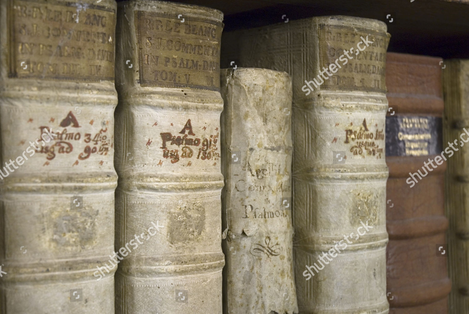 Old Handwritten Bibles Library Monastery Germany Editorial Stock Photo ...