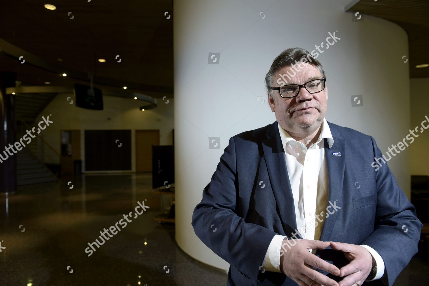 True Finns Chairman Timo Soini During Editorial Stock Photo - Stock ...