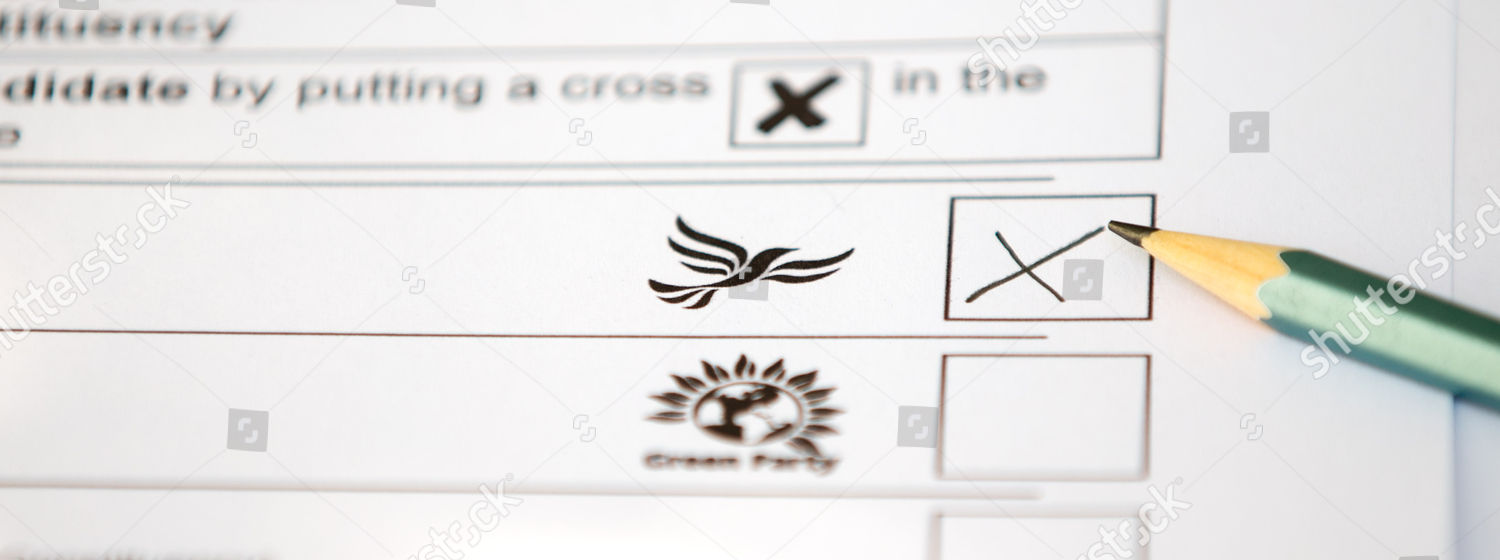 Uk General Election Voting Form Not Editorial Stock Photo - Stock Image ...