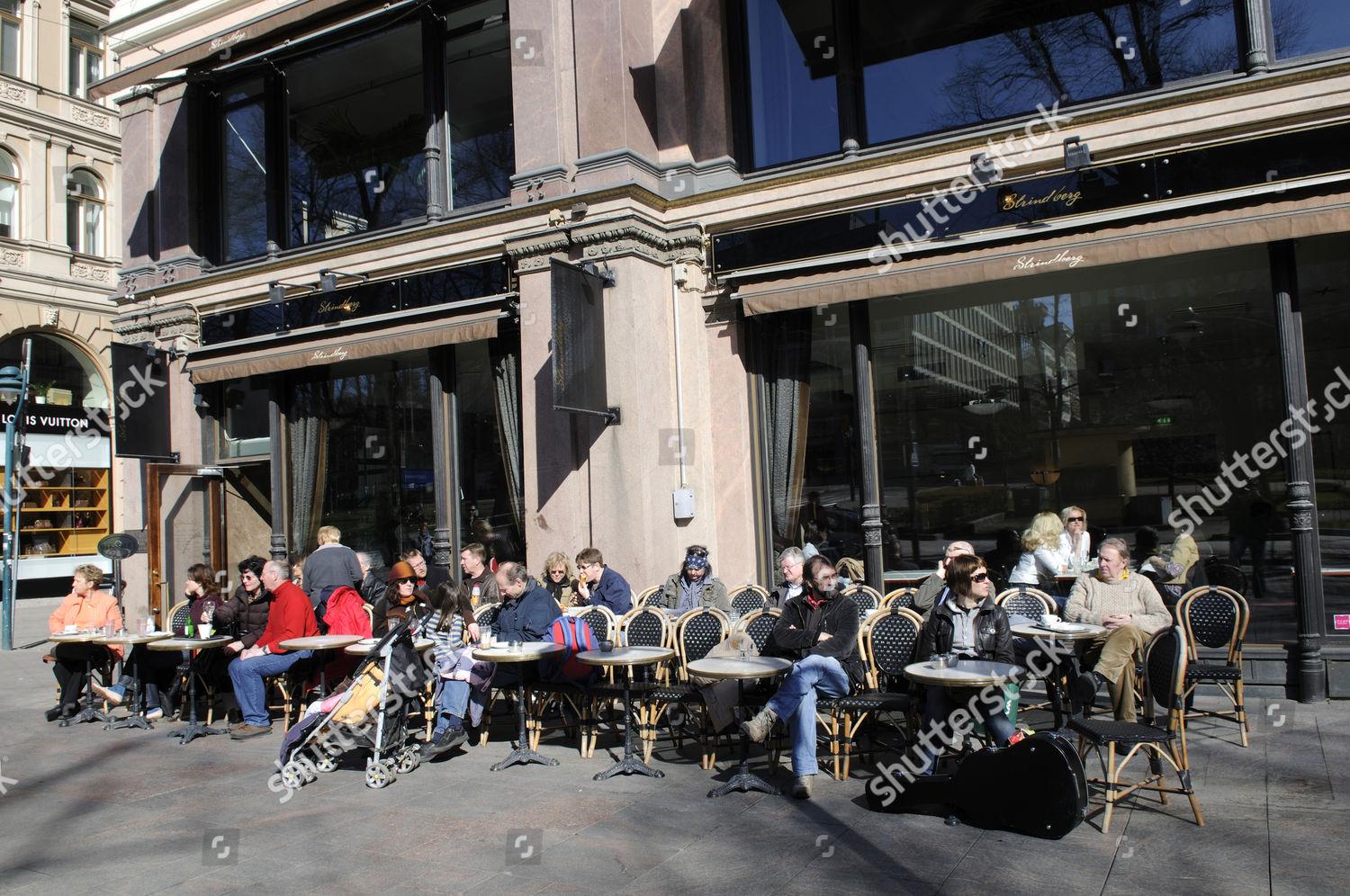Cafe Strindberg Esplanade Helsinki Finland Europe Editorial Stock Photo ...