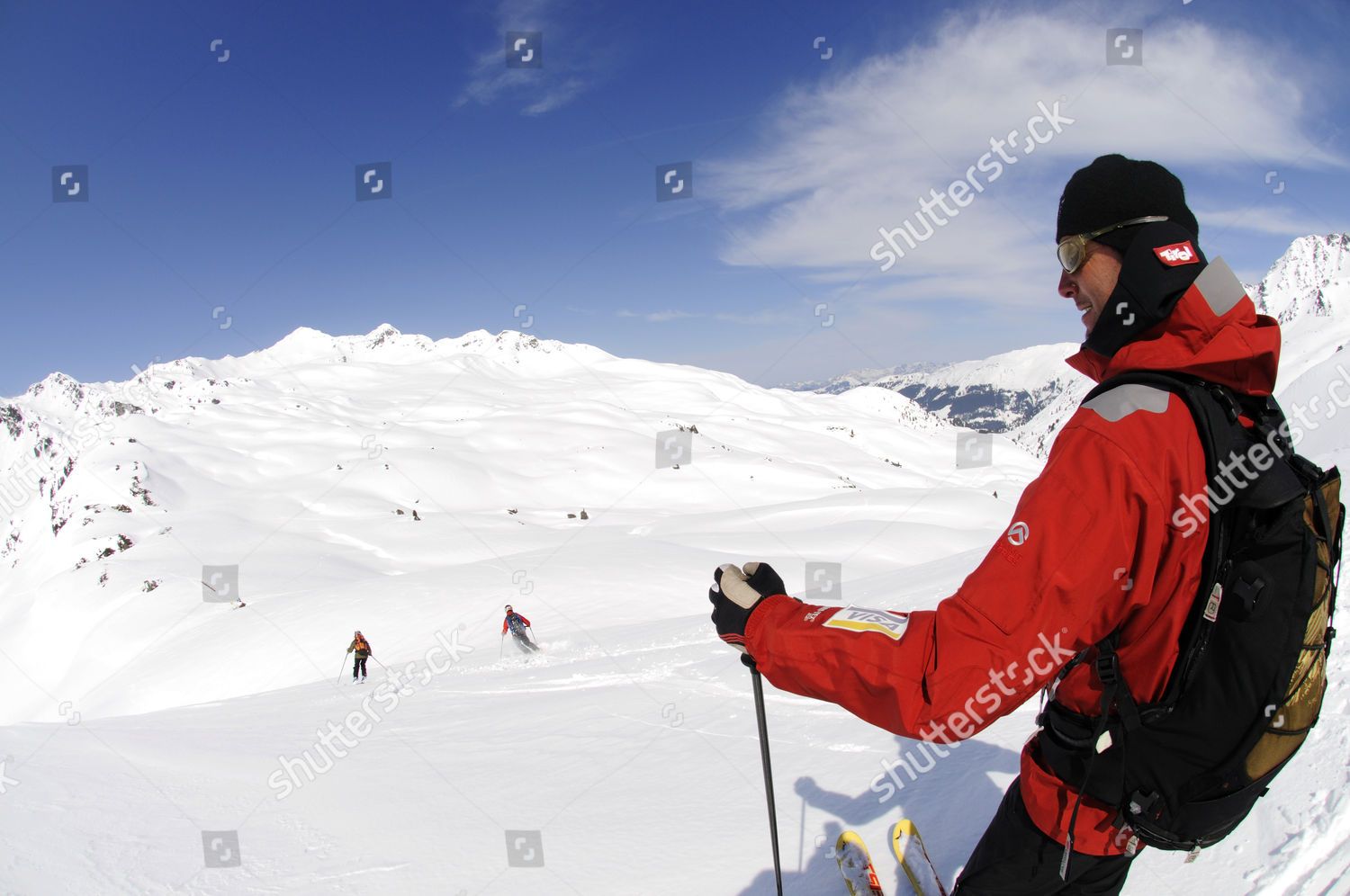 Model Released Ski Wanderer On Ski Editorial Stock Photo - Stock Image ...