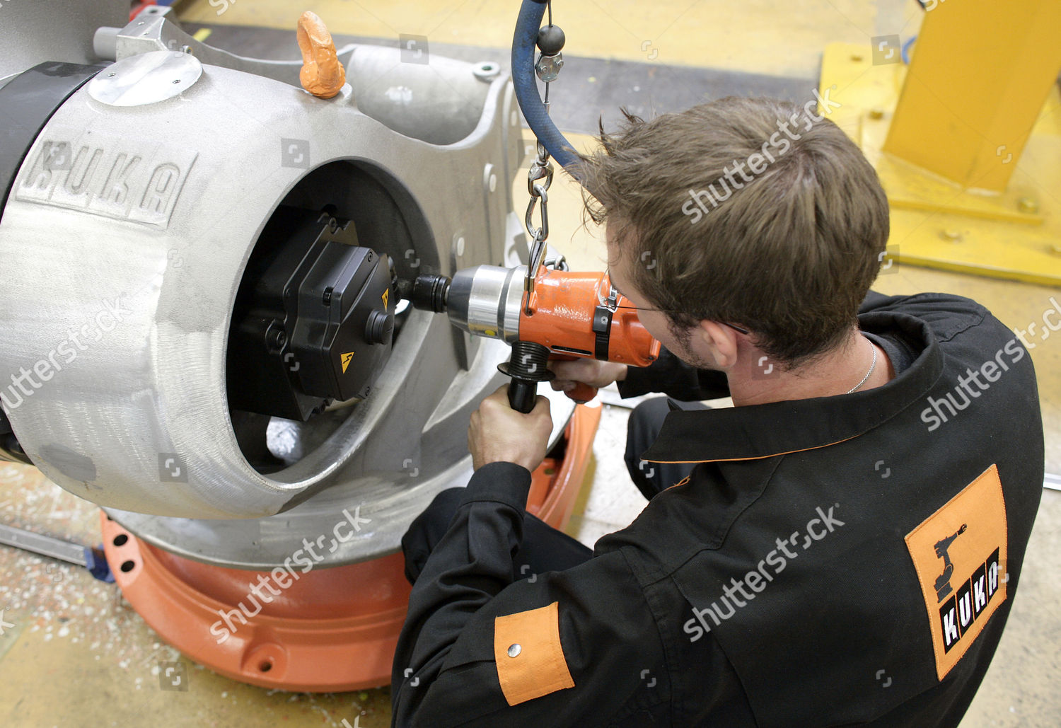 Mechatronics Apprentice Robot Production Kuka Roboter Editorial Stock ...