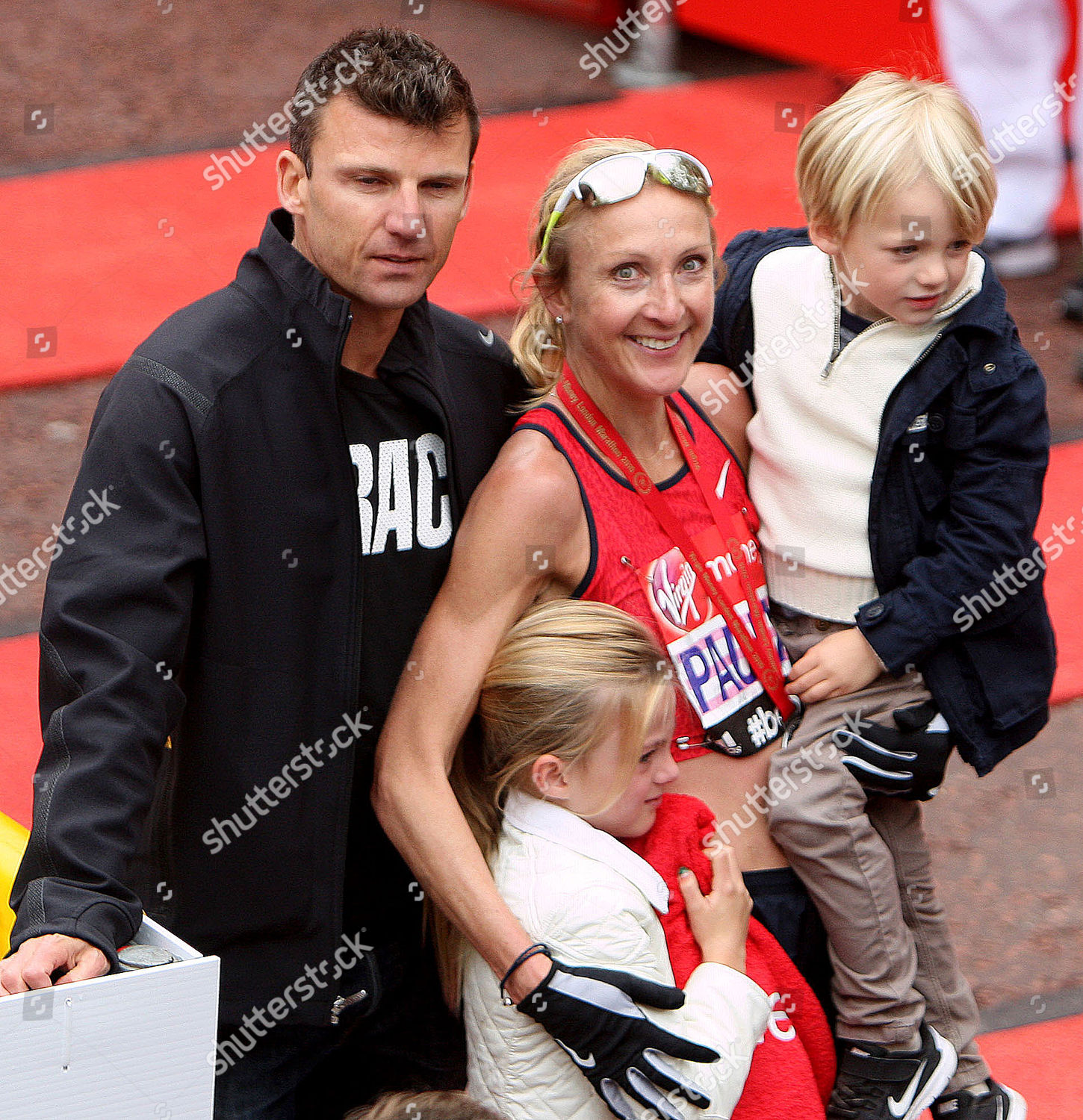 Paula Radcliffe Her Family Editorial Stock Photo - Stock Image ...