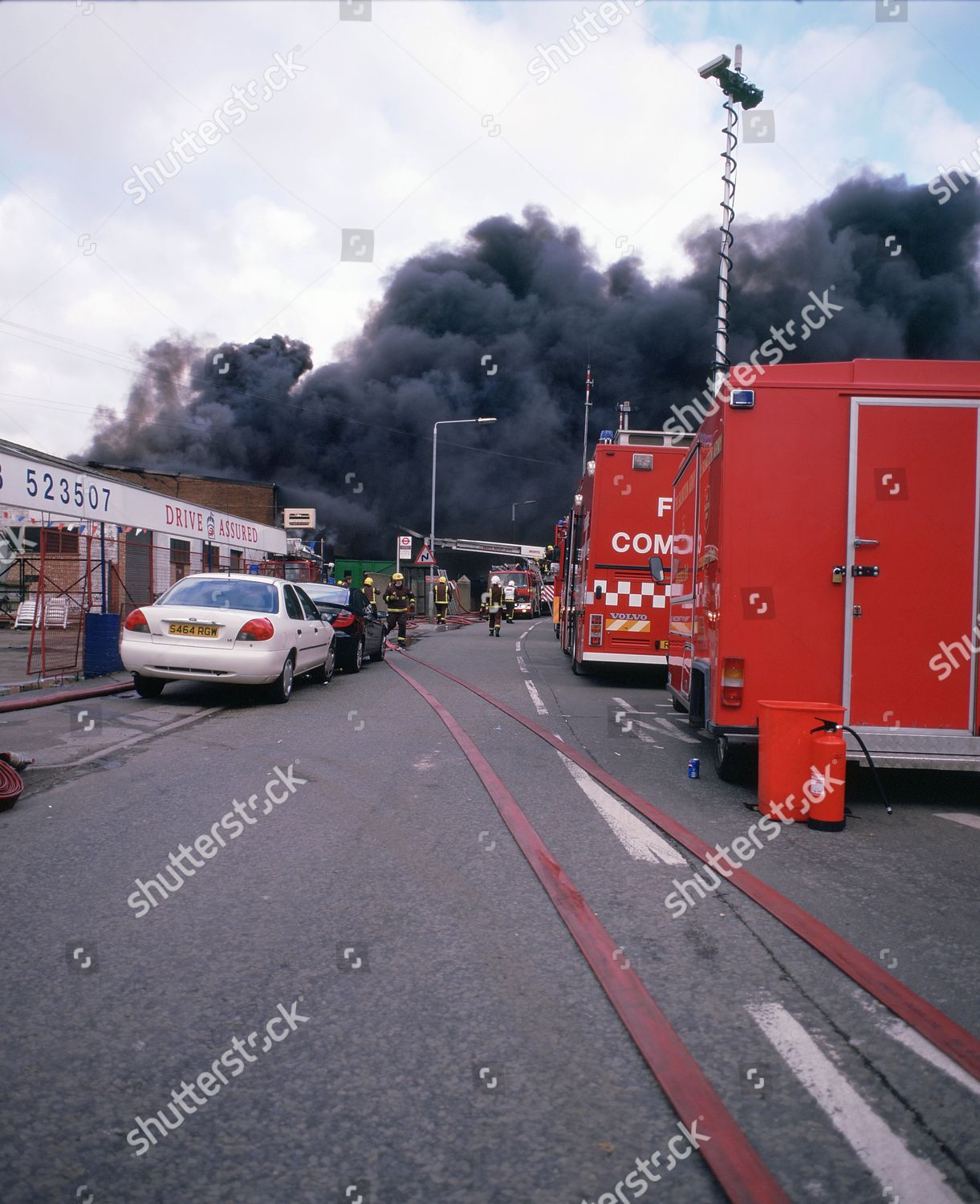 Fire Service Attending Fire Editorial Stock Photo - Stock Image ...