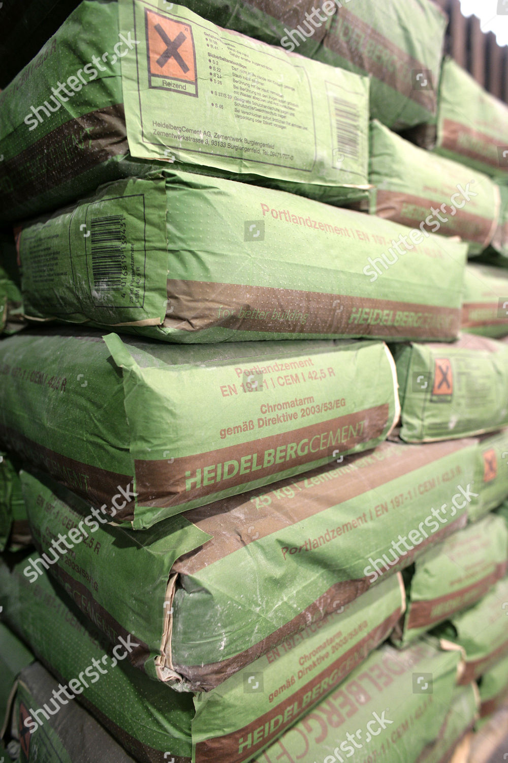 Cement Bags Storage Hall Cement Production Editorial Stock Photo ...