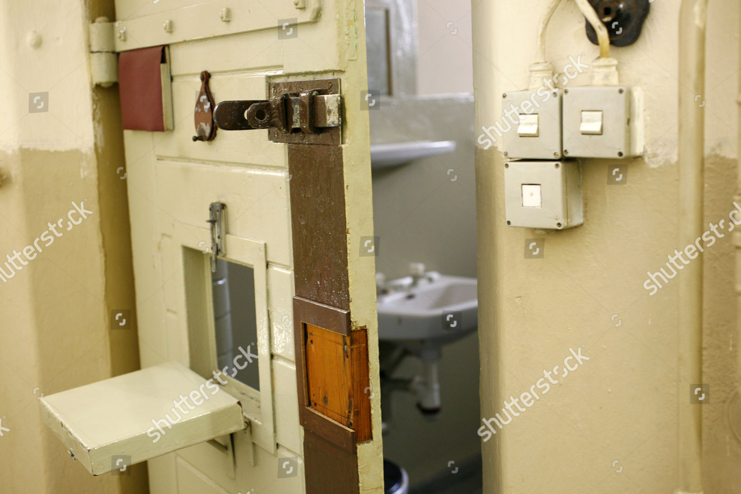Cell Door Hatch Former Prison State Editorial Stock Photo - Stock Image ...